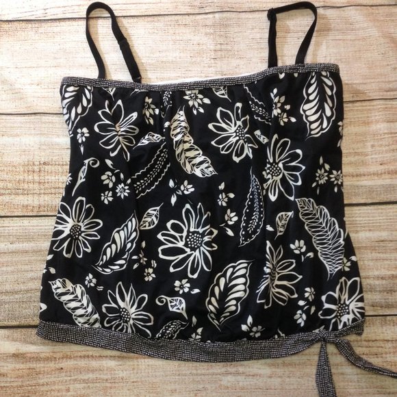 24th And Ocean Swim Swim Suit Tankini Top By 24th Ocean Size 8w